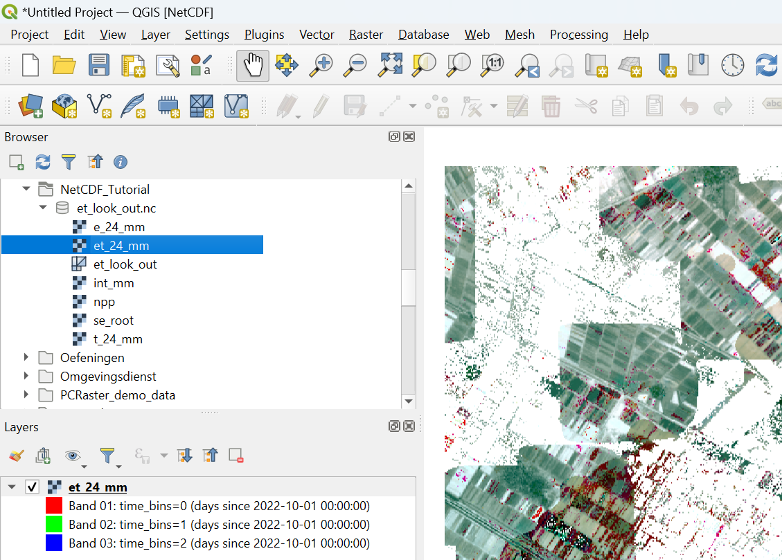 NetCDF in QGIS | OCWGIS